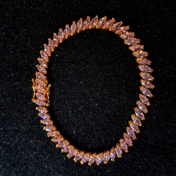 Vintage | Jewelry | 8 Pink Ice Bracelet | Poshmark